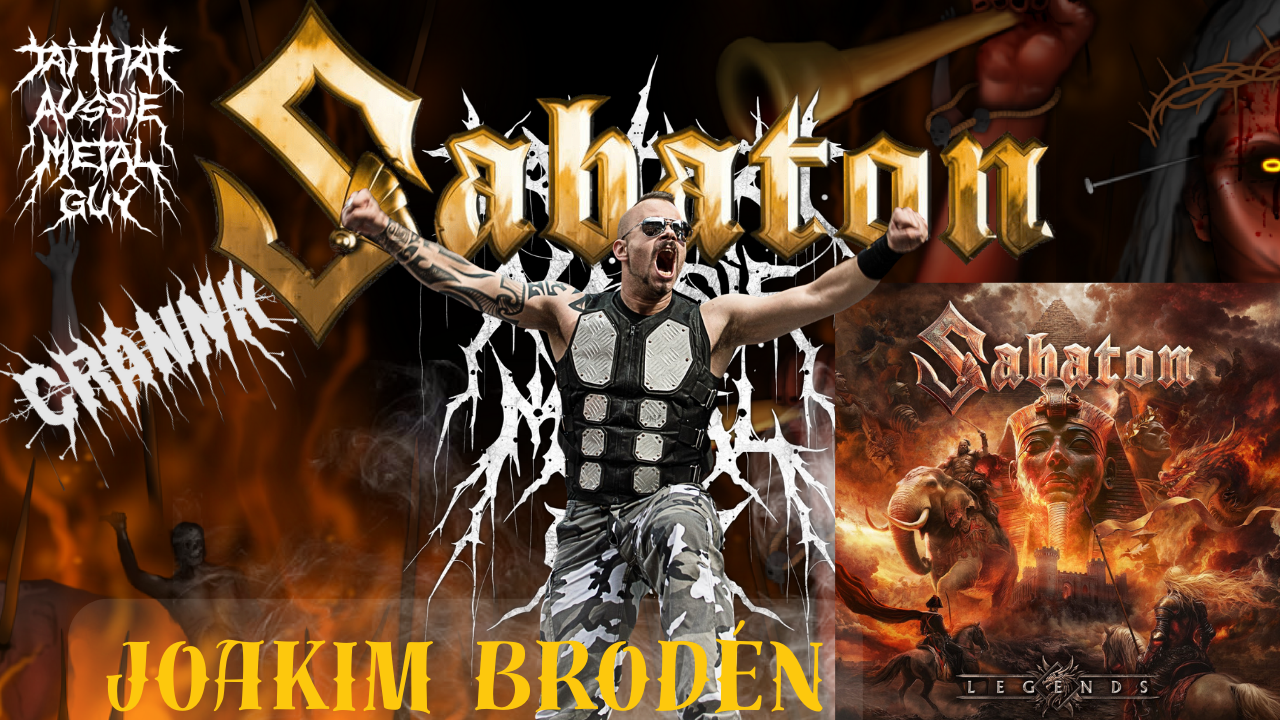 Sabaton’s Joakim Brodén Talks New Album Legends + Australian Tour 2025 ...