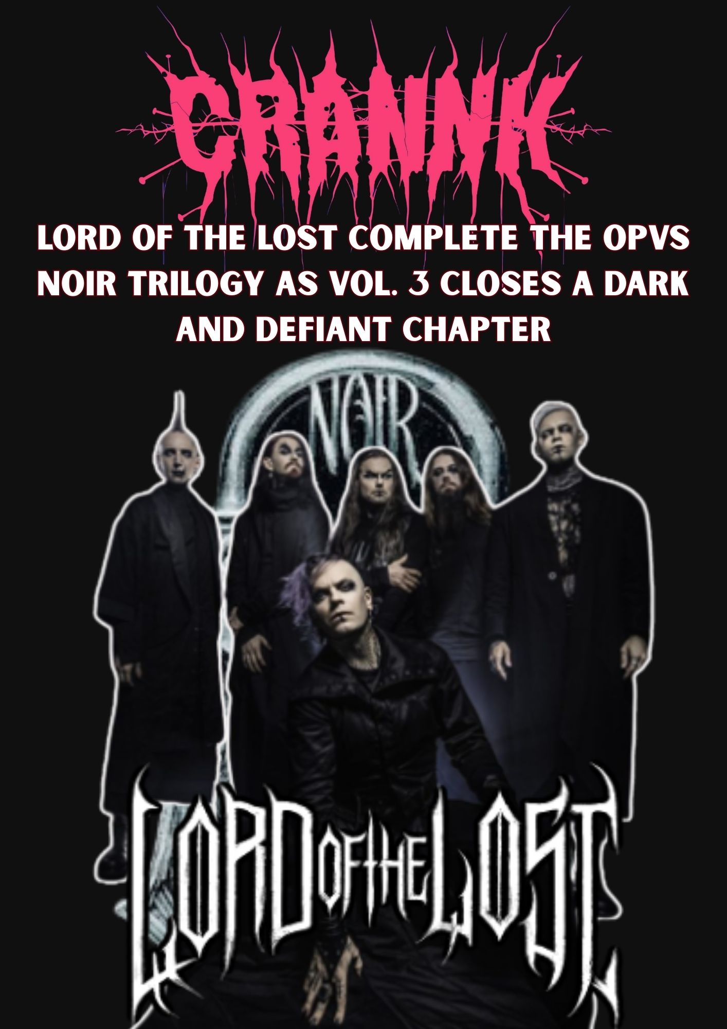 LORD OF THE LOST Complete the OPVS NOIR Trilogy as Vol. 3 Closes a Dark ...