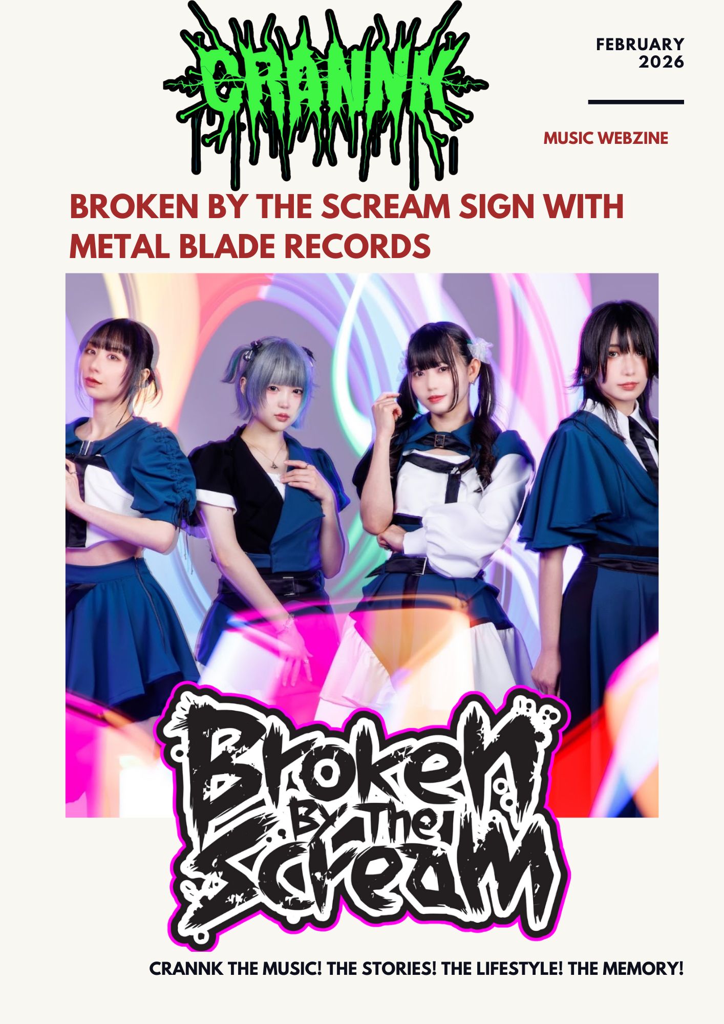 Broken by the Scream Sign With Metal Blade Records As Japan’s Kawaii ...