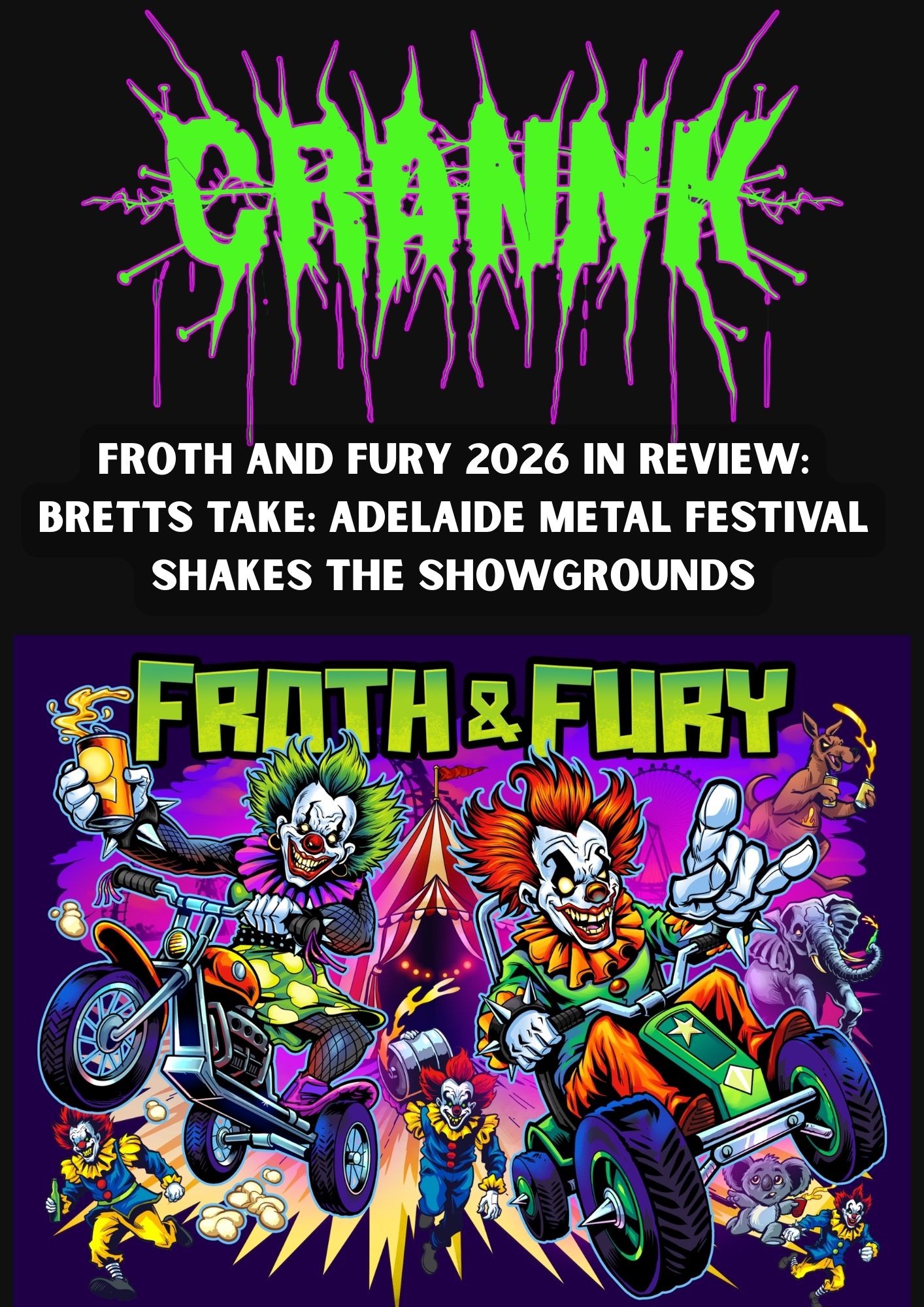Froth and Fury 2026 In Review: Bretts Take: Adelaide Metal Festival ...